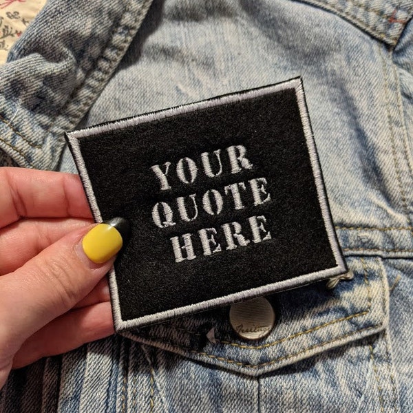 Embroidered Quote - Etsy