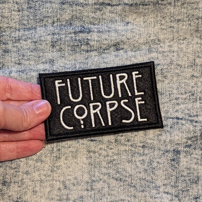 DOUBLE PACK Godless Heathen and Future Corpse Iron on Patches ...