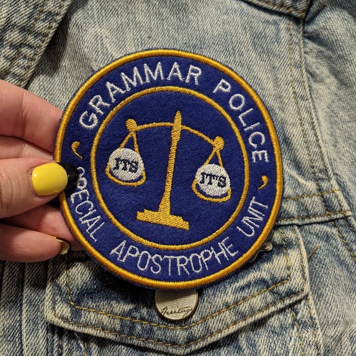 Spelling Police Badge