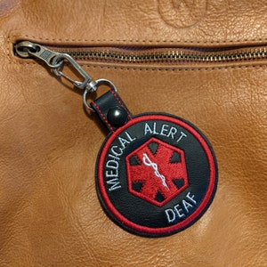 Medical Alert Emergency Alert Key Chain, Bag Tag, Key Ring, Key Fob ...