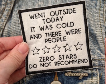 Zero Star Rating gamer Edition Iron on Patch | Etsy