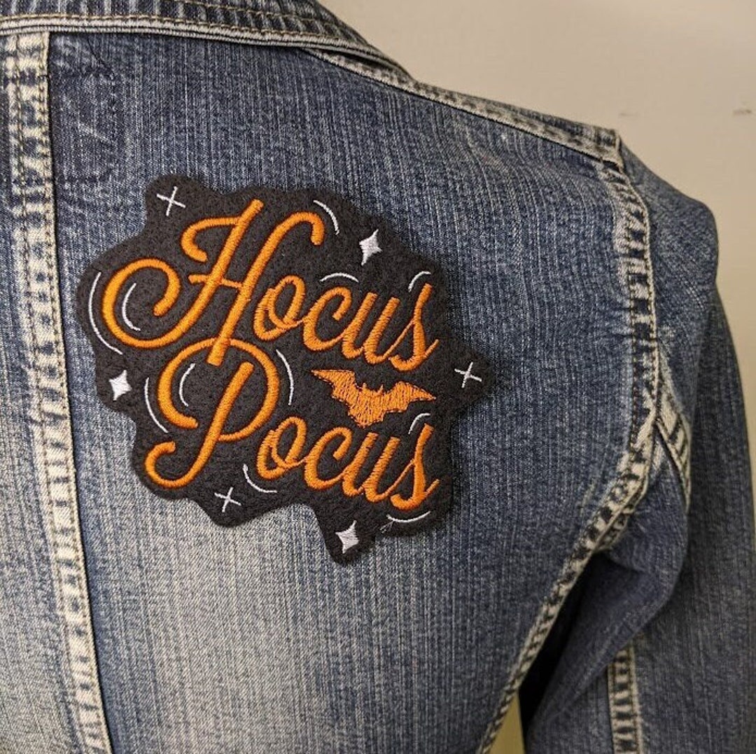Hocus Pocus Iron on Patch, Patches for Denim Jackets Bags, Embroidered ...
