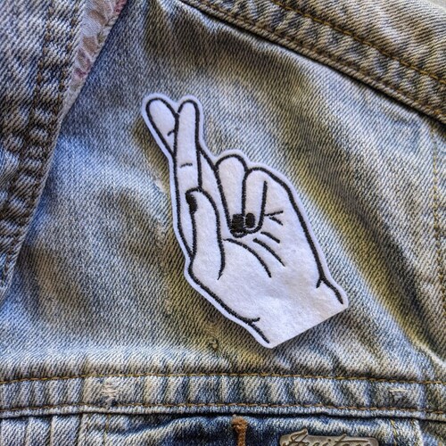 Fangs Iron on Patch Embroidered Patch Patches for Denim - Etsy