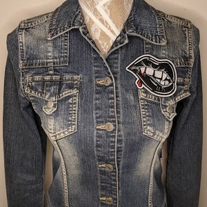 Fangs Iron on Patch Embroidered Patch Patches for Denim Jackets ...