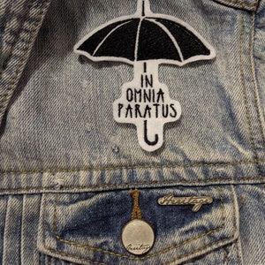 In Omnia Paratus Iron on Patch, Embroidered Patch for Clothing, Ready for Anything Patch, Girls ...