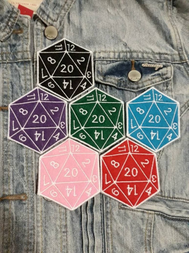 Success Dice Iron on Patch | Embroidered Patch | Pop Culture Patch ...