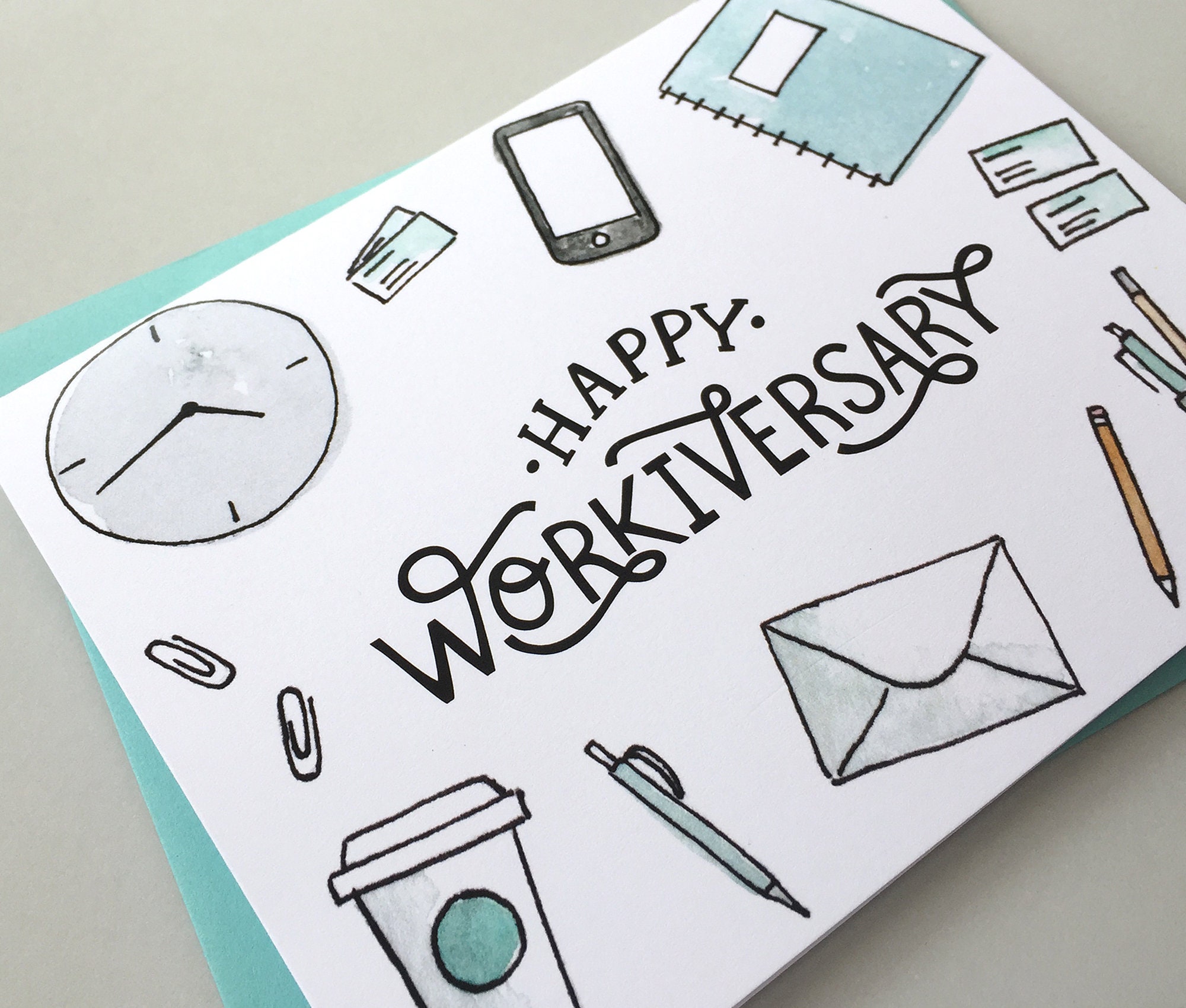Happy Workiversary Card Work Anniversary Card Card For Etsy Happy Workiversary Card Work Anniversary Card Card For Etsy