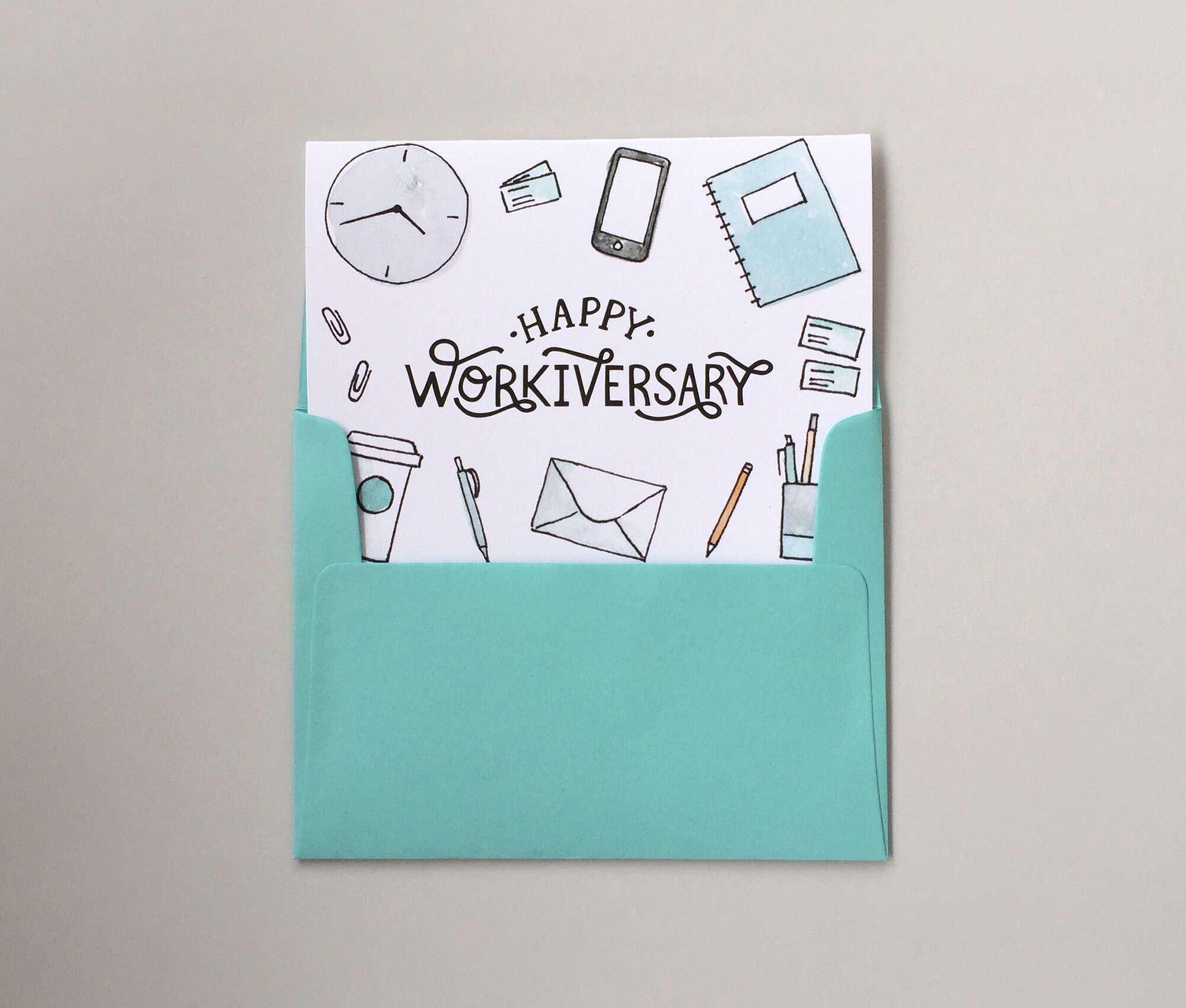 Happy Workiversary Card Work Anniversary Card Card for | Etsy