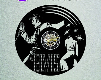 Elvis Vinyl Record Clock - Etsy