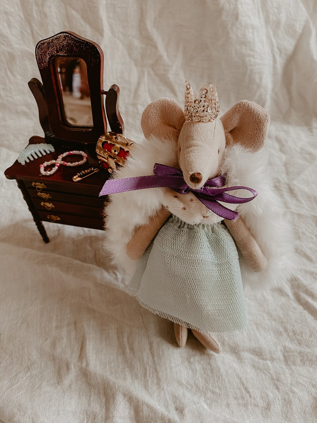 Queen Mouse Cape Cloke Maileg Mouse Cape Doll Cape Sylvanian - Etsy