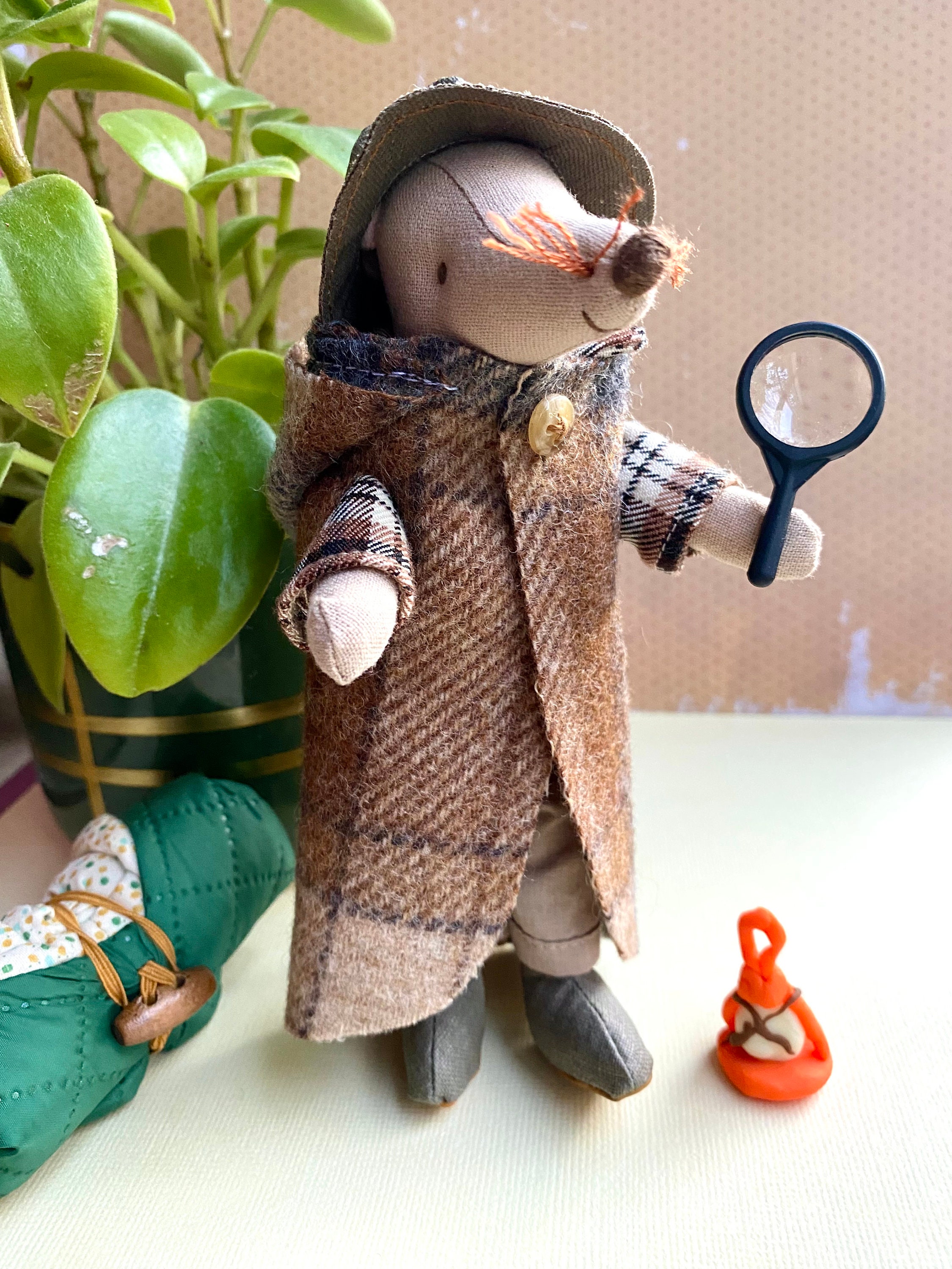 Explorer Tiny Cape Mouse Cloak Grey & Brown Top Mouse Cape - Etsy