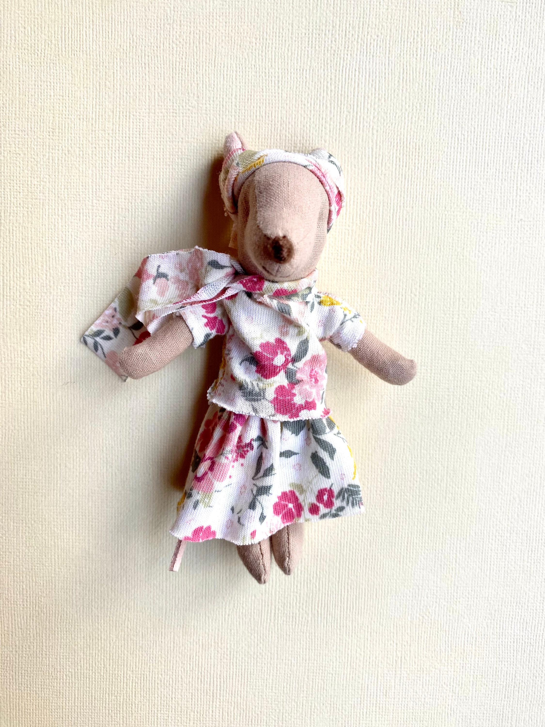 Big Sister Mouse Outfit, Miniature Clothing, Skirt and Top, Mouse ...