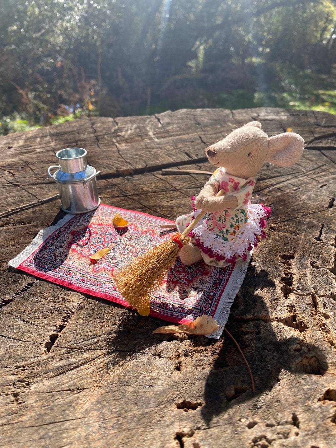 Miniature Woven Rug, Dolls House Accessories, Rug, Tiny Accessories ...