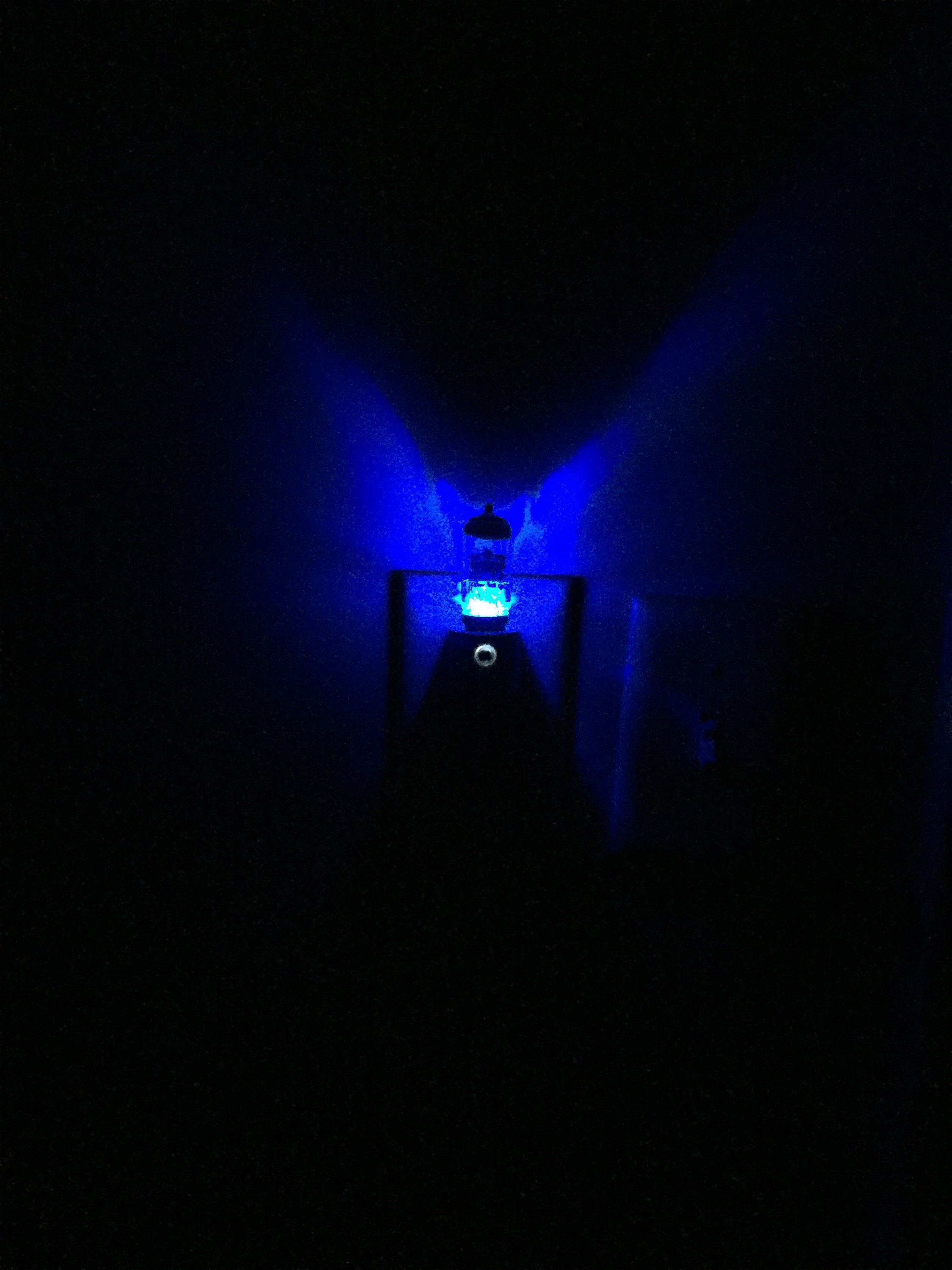 12AX7 Vacuum Tube Blue LED Night Light With Valve From a - Etsy