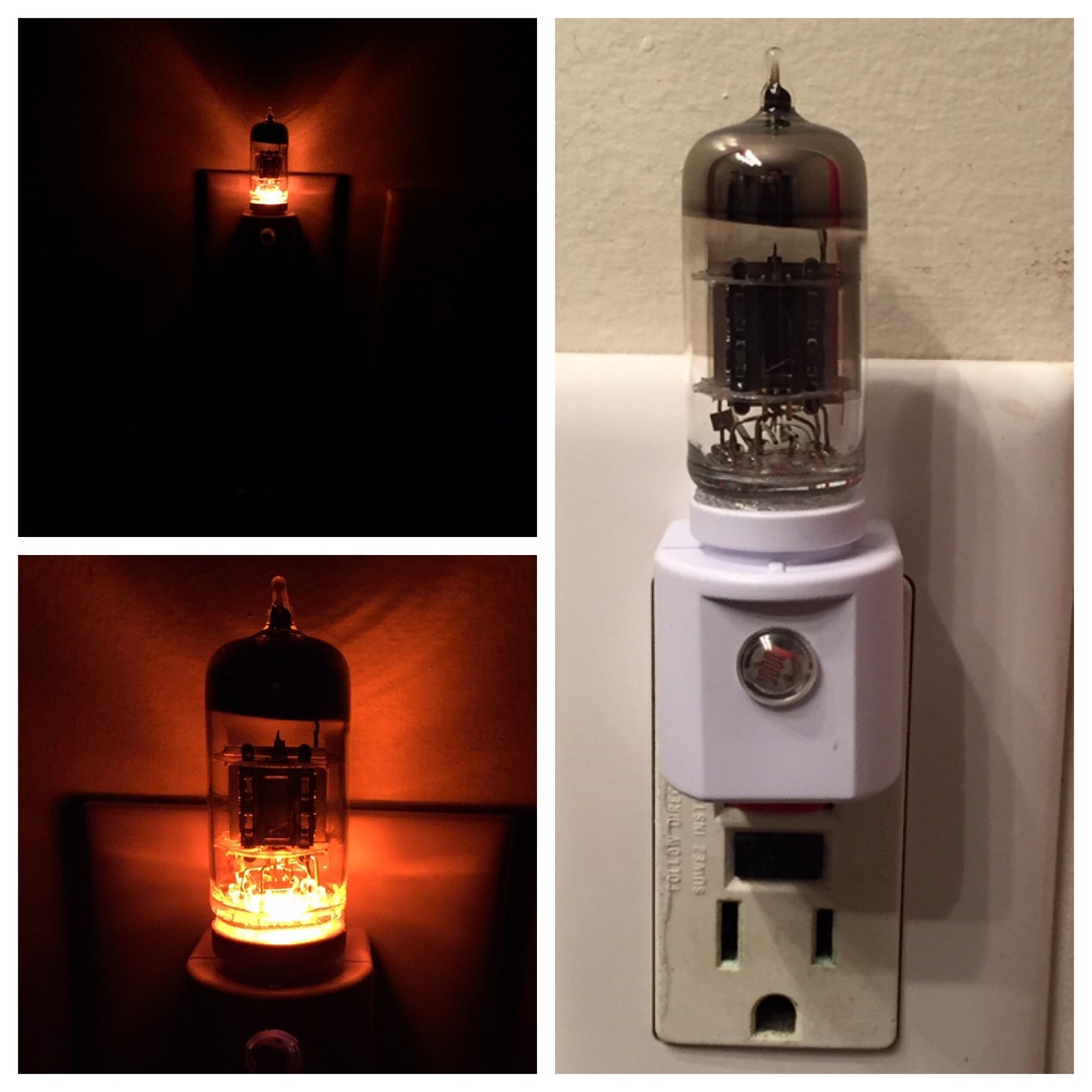 12AX7 Style Vacuum Tube LED Night Light 7 Colors Ham Radio - Etsy