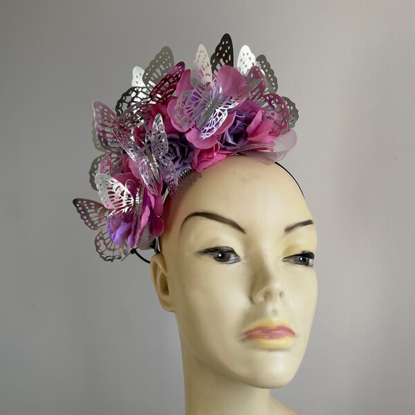 Butterfly Fascinator - Etsy