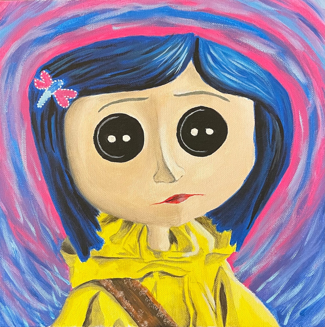 Coraline Original Acrylic Painting - Etsy