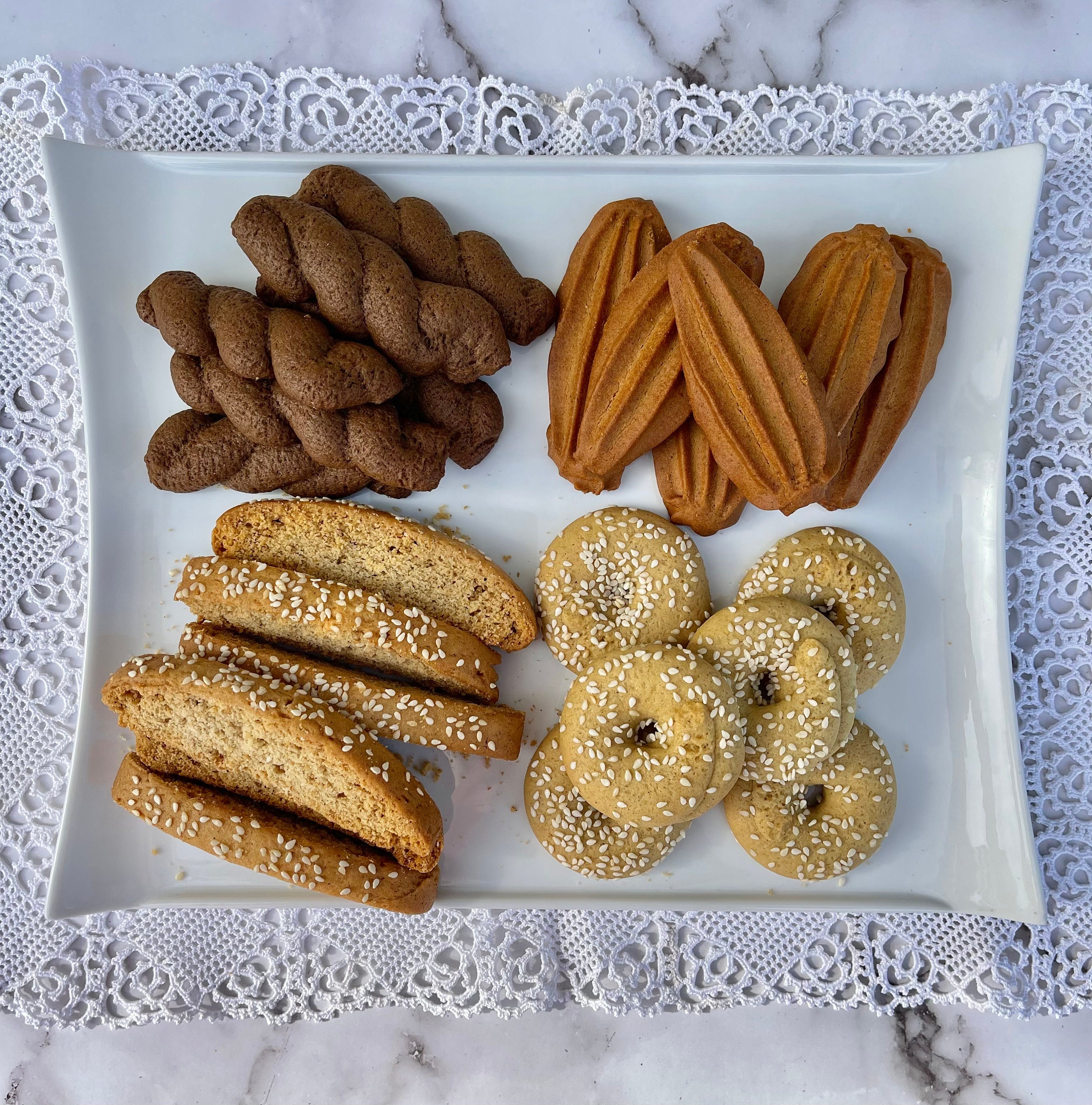 Greek Lenten Cookie Sampler Box - Etsy