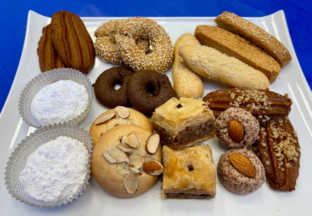 Greek Cookie Sampler Box - Etsy