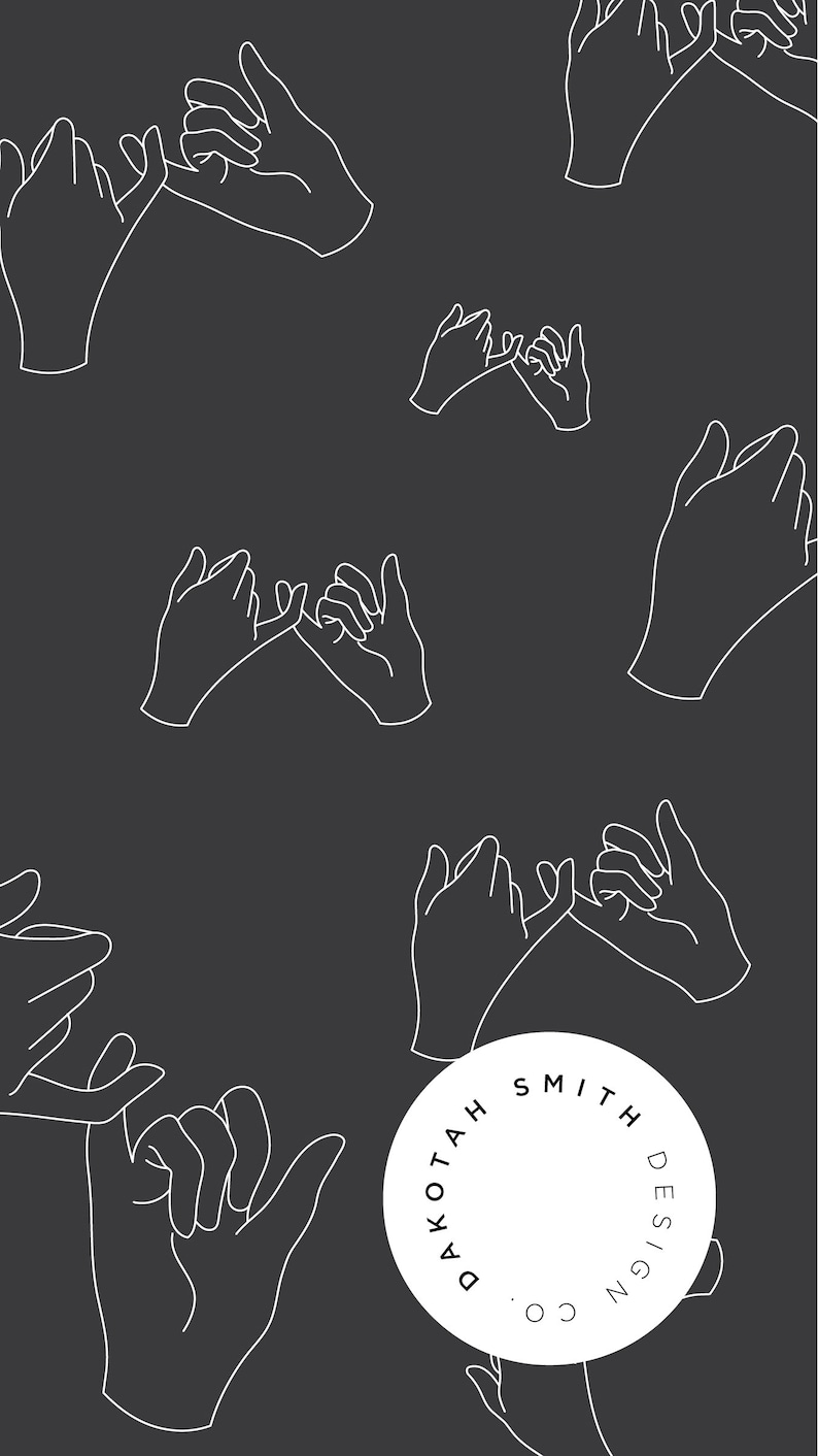 Pinky Promise Iphone Background/wallpaper - Etsy