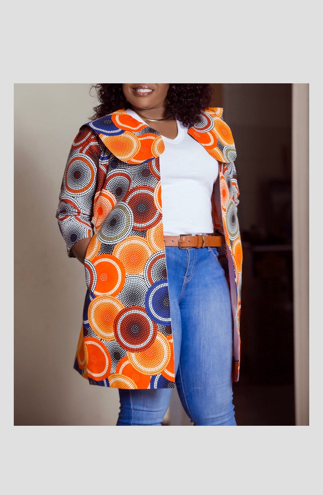 African Print Jacket, African Print Top, African Clothing for Women ...