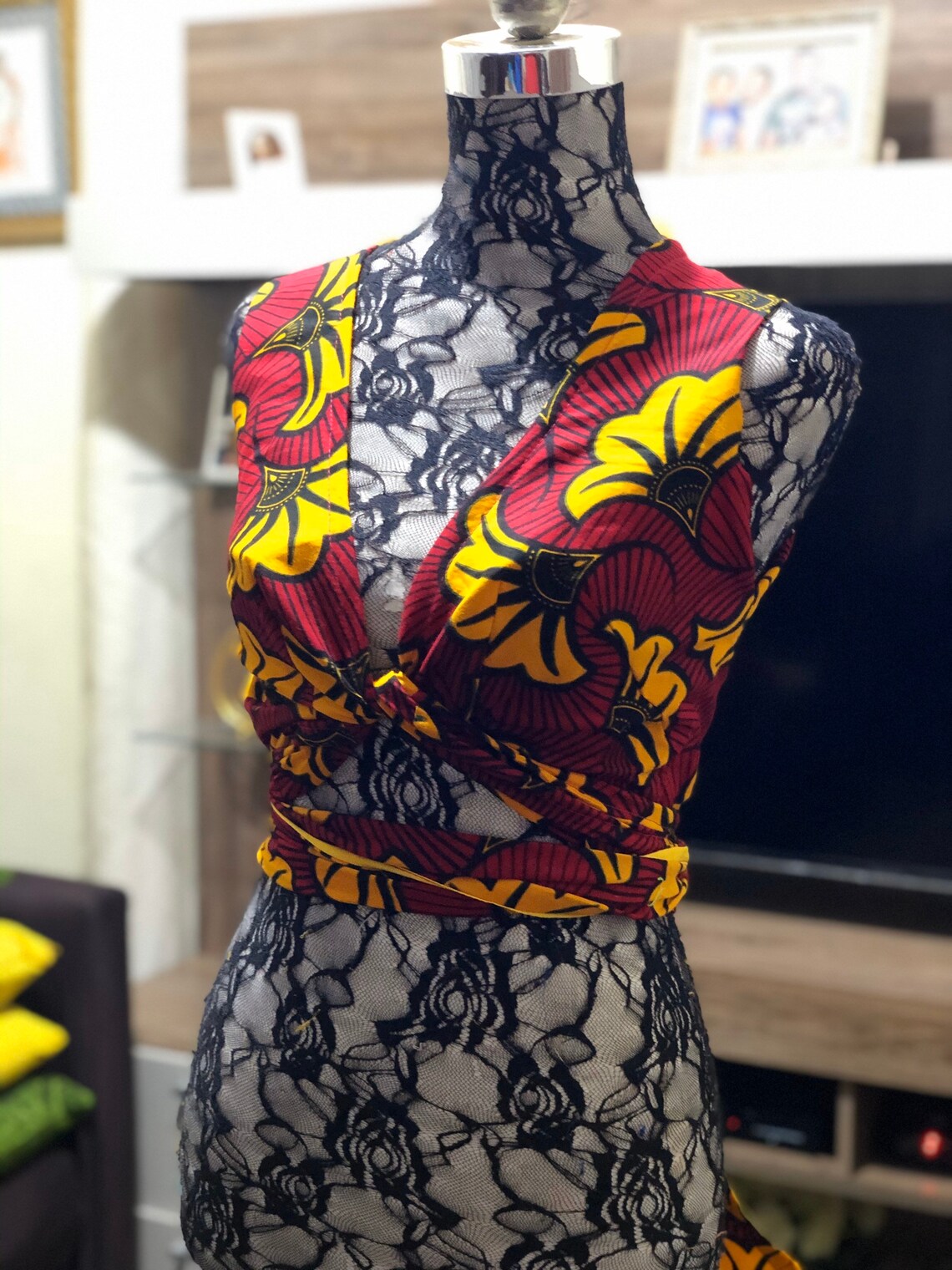 Mama Ankara Crop Top African Print Crop Top Ankara Dress Etsy