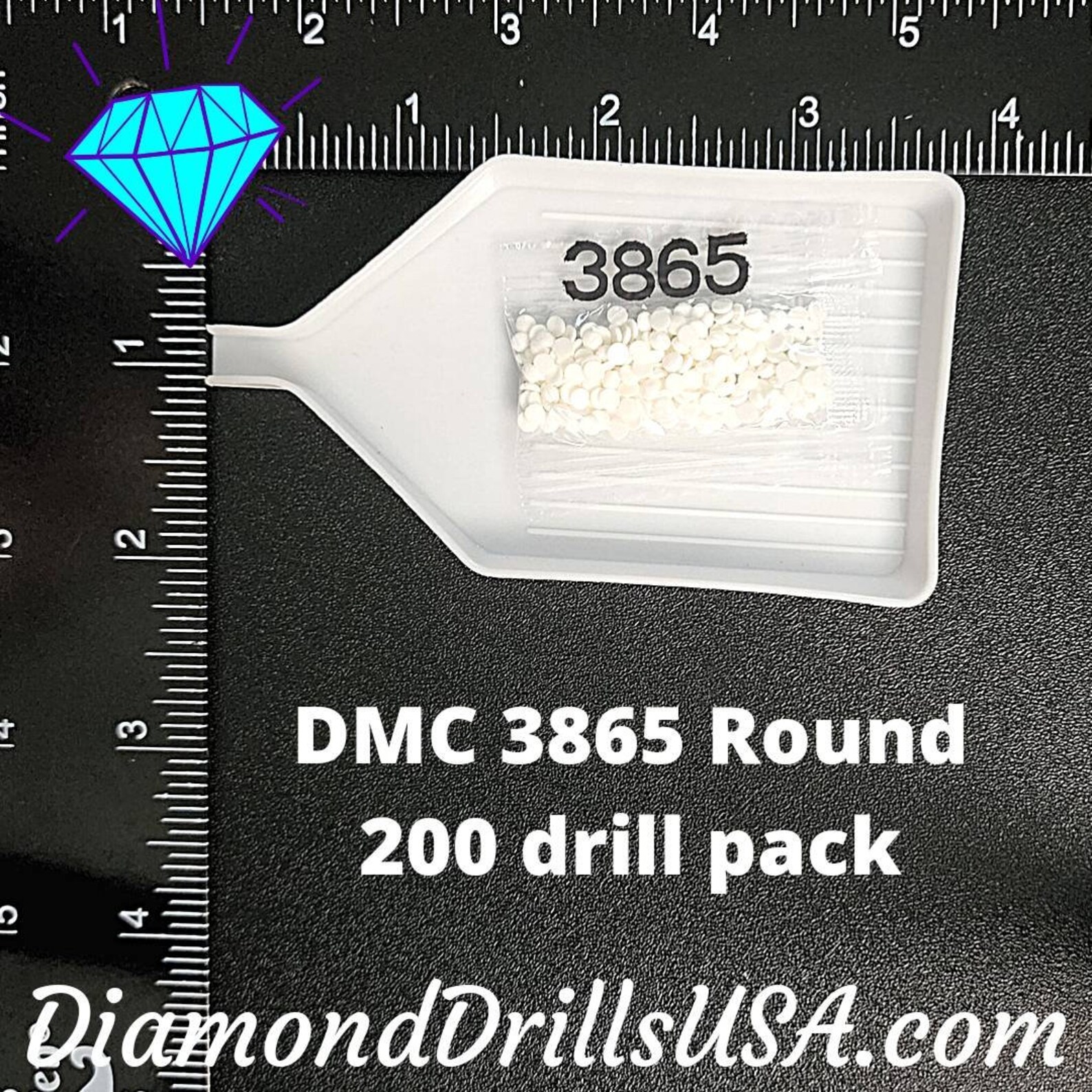 DMC 3865 ROUND 5D Diamond Painting Drills DMC 3865 Winter - Etsy
