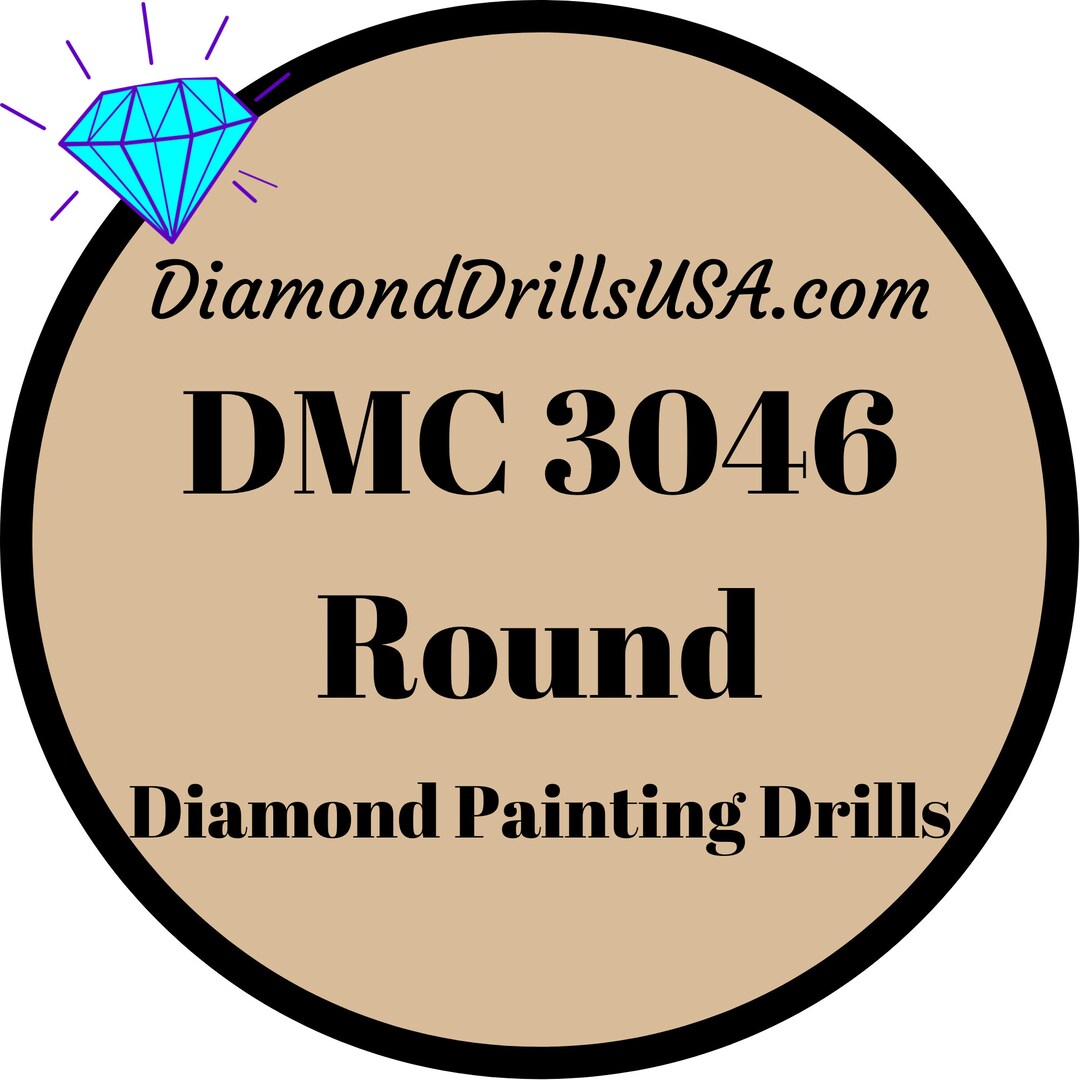 DMC 3046 ROUND 5D Diamond Painting Drills Beads DMC 3046 - Etsy