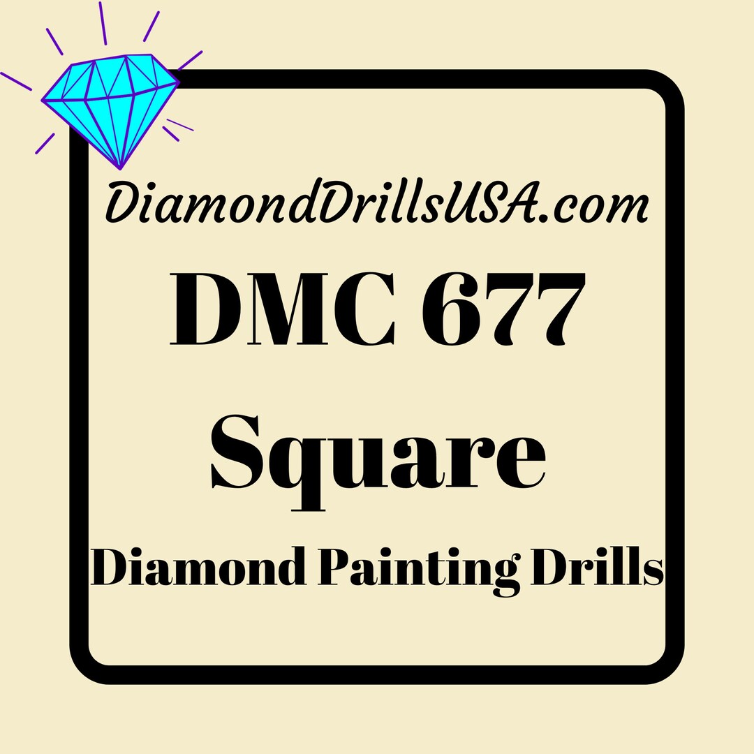 DMC 677 SQUARE 5D Diamond Painting Drills Beads DMC 677 Very - Etsy