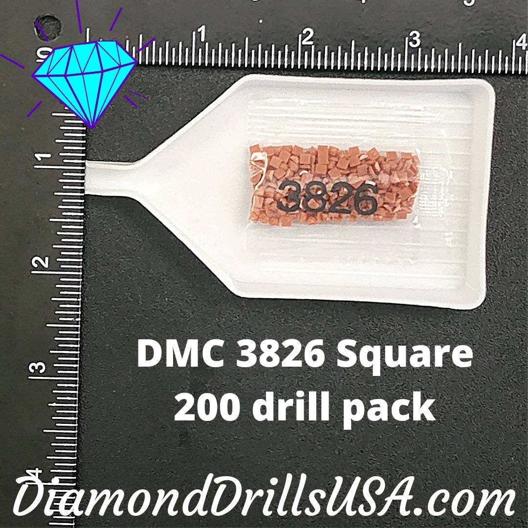 DMC 3826 SQUARE 5D Diamond Painting Drills Beads DMC 3826 - Etsy