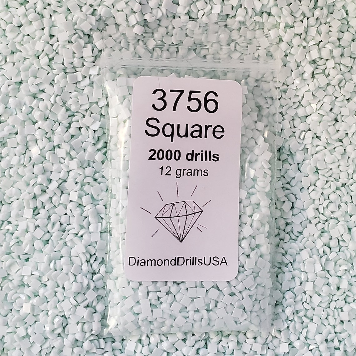 DMC 3756 SQUARE 5D Diamond Painting Drills Beads DMC 3756 | Etsy
