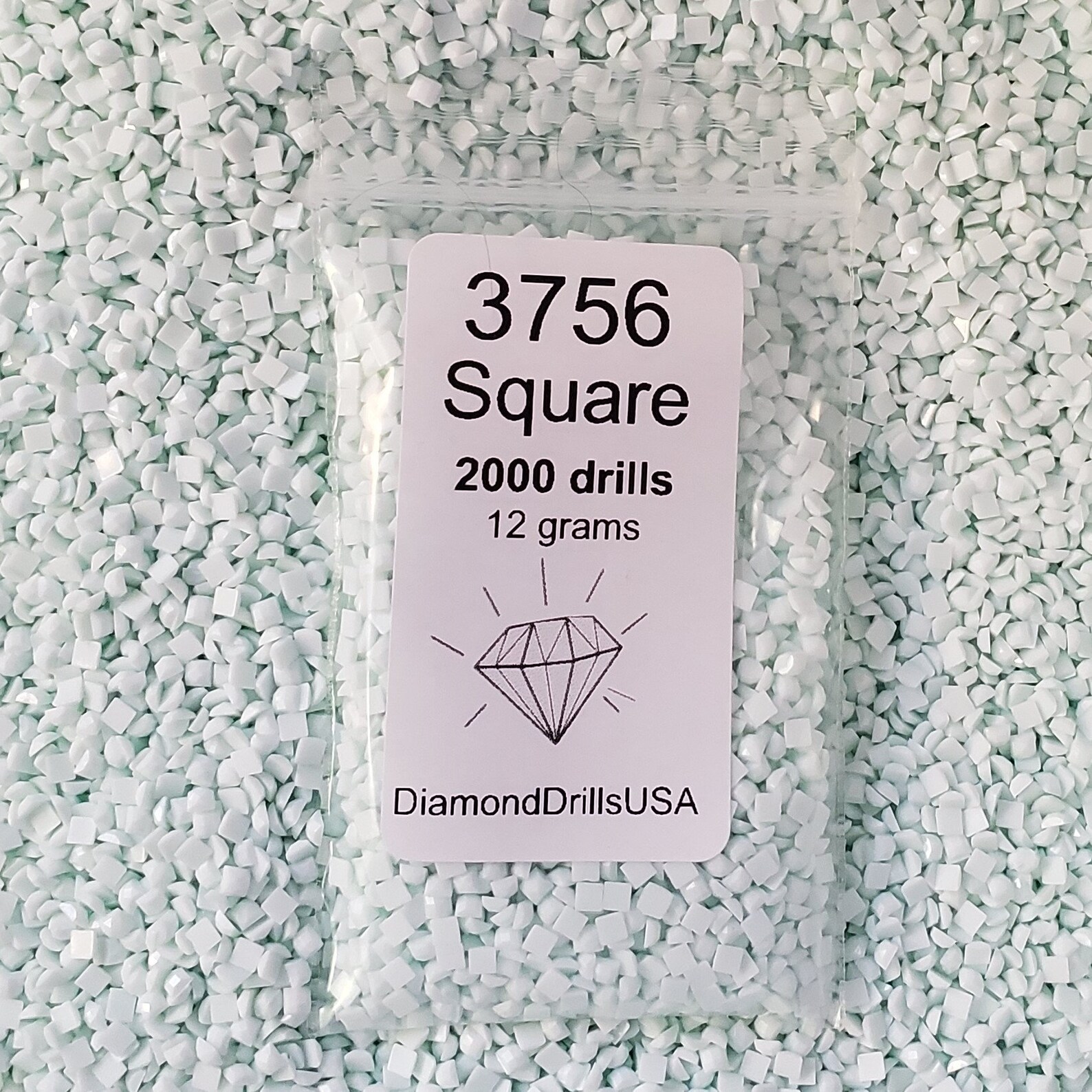 DMC 3756 SQUARE 5D Diamond Painting Drills Beads DMC 3756 | Etsy