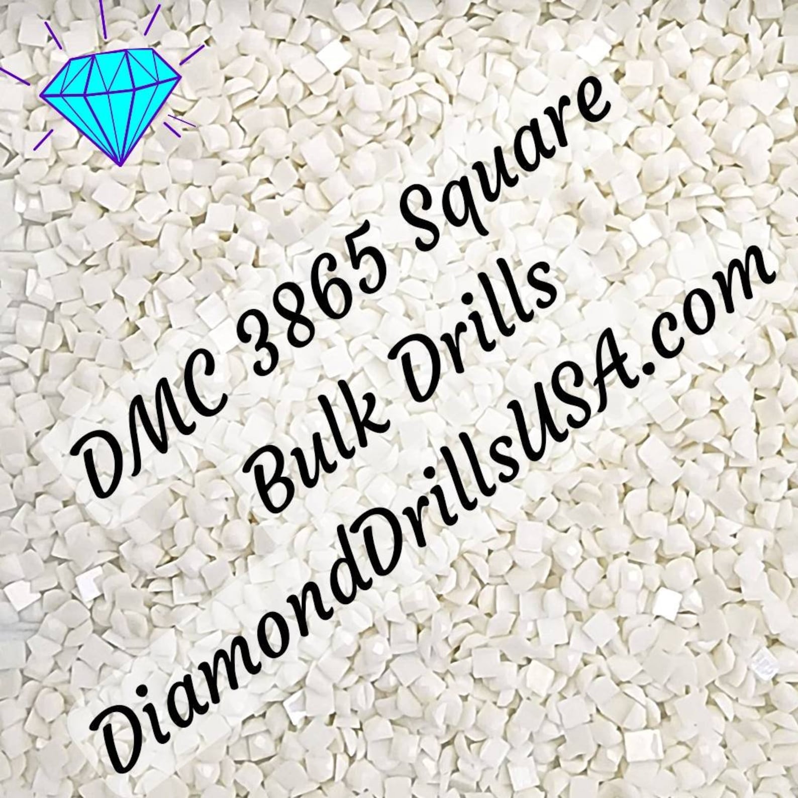 DMC 3865 SQUARE 5D Diamond Painting Drills Beads DMC 3865 - Etsy