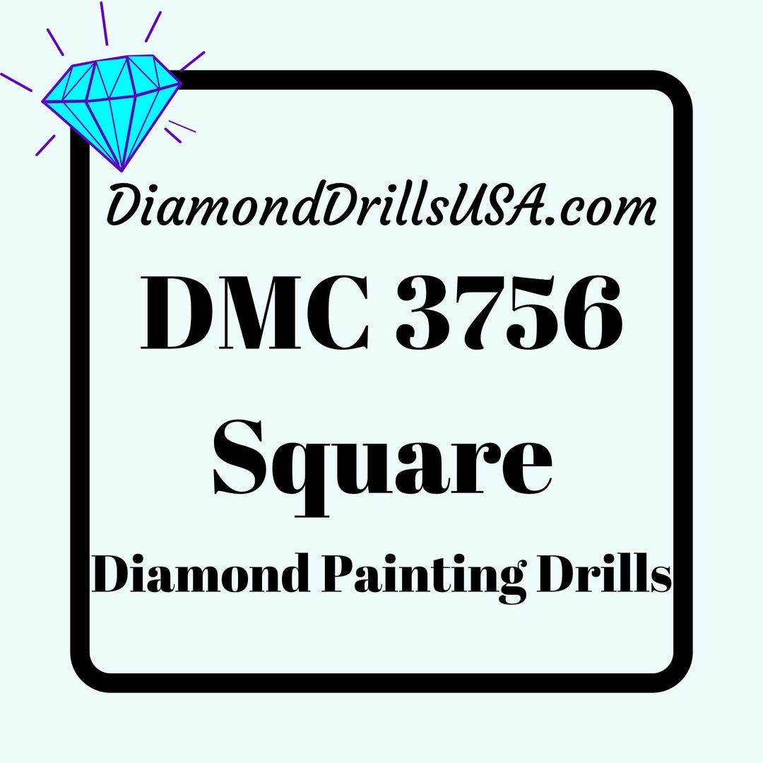 DMC 3756 SQUARE 5D Diamond Painting Drills Beads DMC 3756 - Etsy