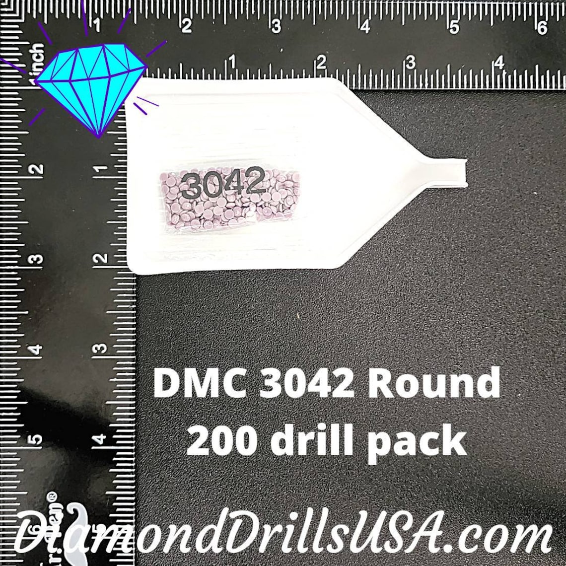 DMC 3042 ROUND 5D Diamond Painting Drills Beads DMC 3042 Light - Etsy