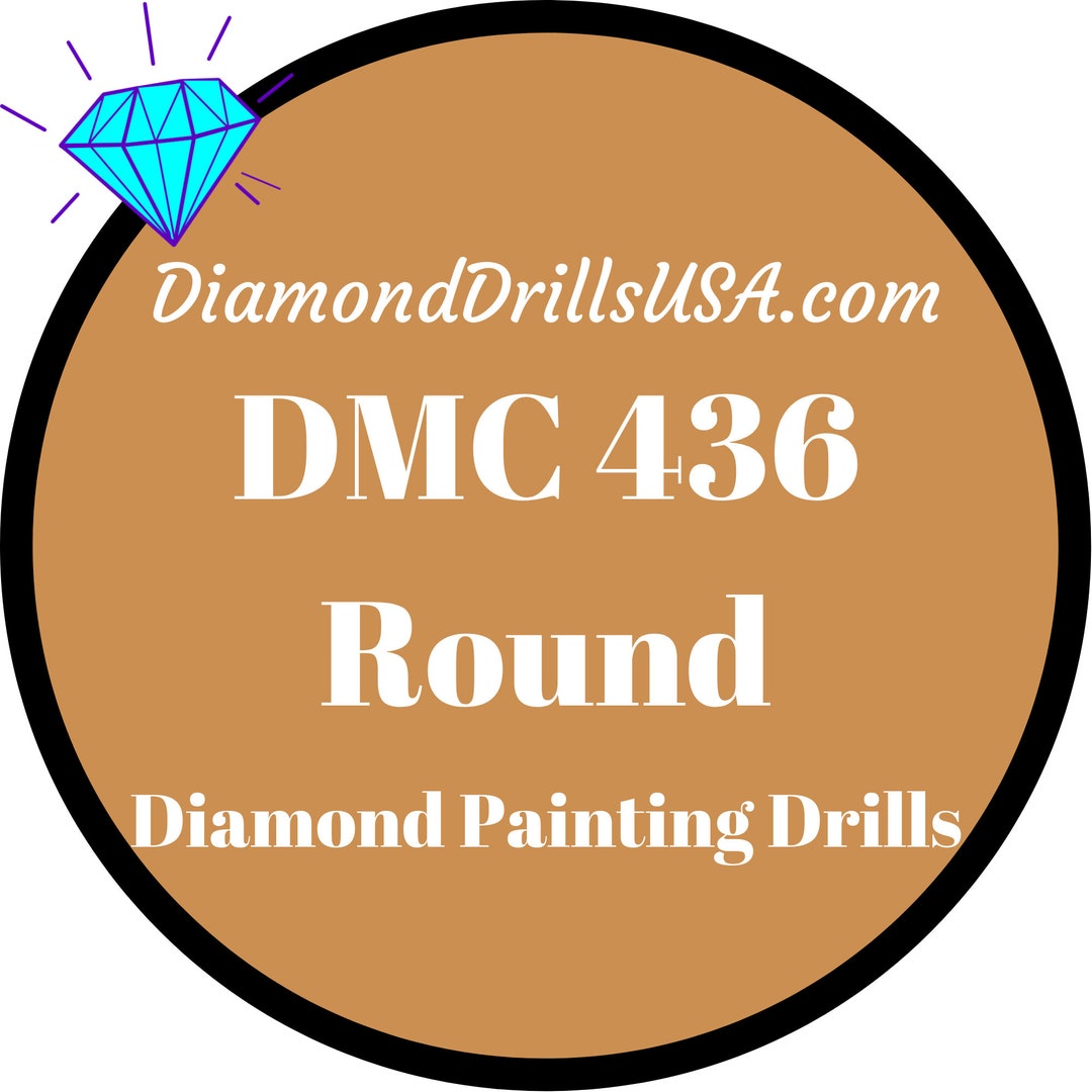 DMC 436 ROUND 5D Diamond Painting Drills Beads DMC 436 Tan - Etsy