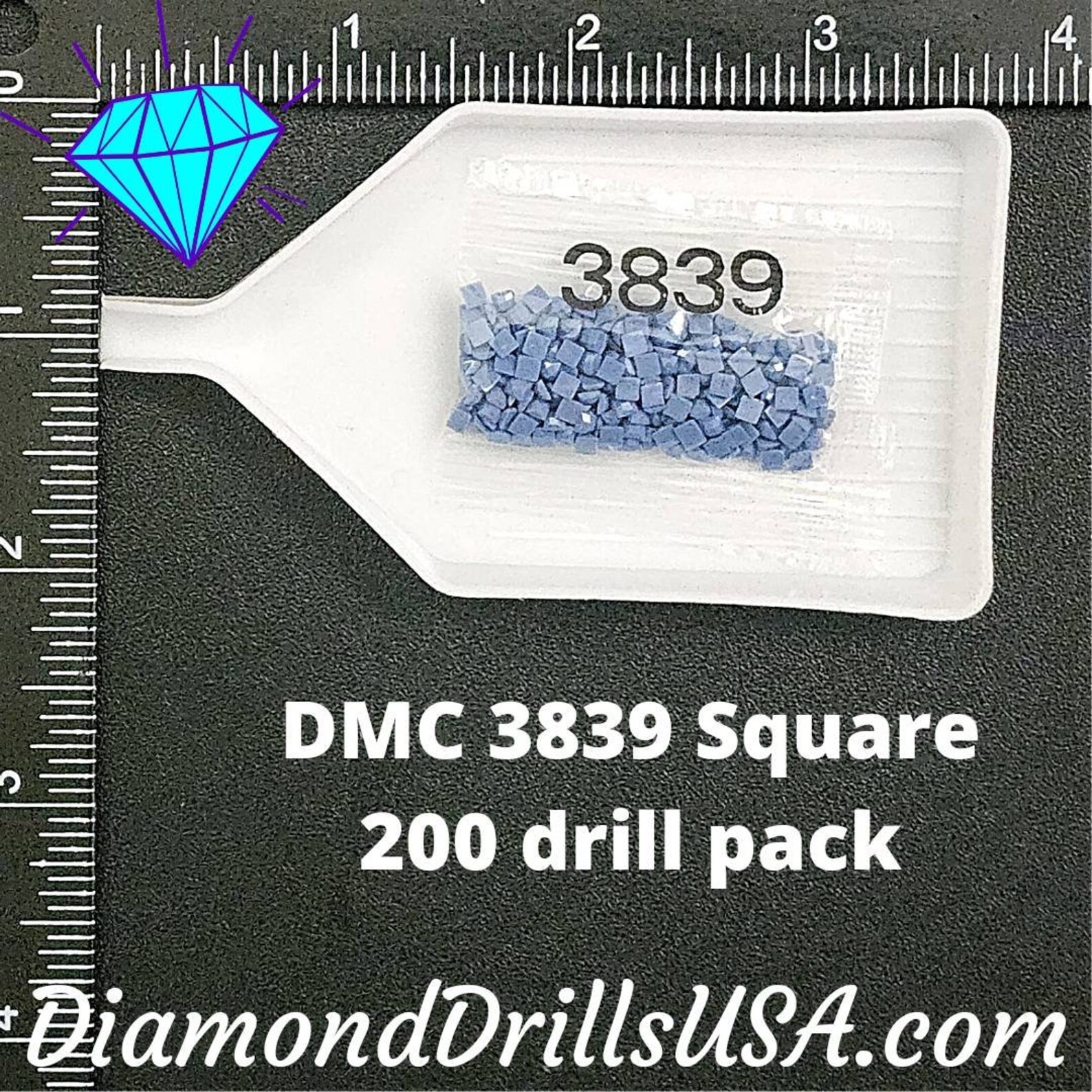 DMC 3839 SQUARE 5D Diamond Painting Drills Beads DMC 3839 - Etsy
