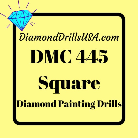 DMC 445 SQUARE 5D Diamond Painting Drills Beads 445 Light | Etsy