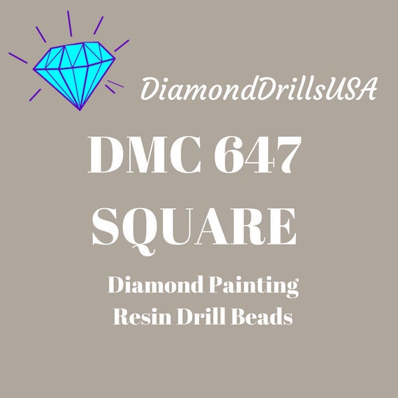 DMC 647 SQUARE 5D Diamond Painting Drills DMC 647 Dark Beaver | Etsy