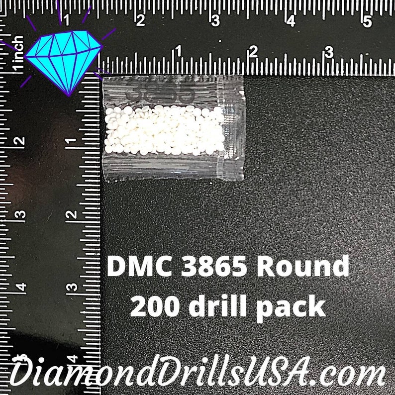 DMC 3865 ROUND 5D Diamond Painting Drills DMC 3865 Winter - Etsy