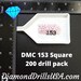 DMC 153 SQUARE 5D Diamond Painting Drills DMC 153 Very Light - Etsy