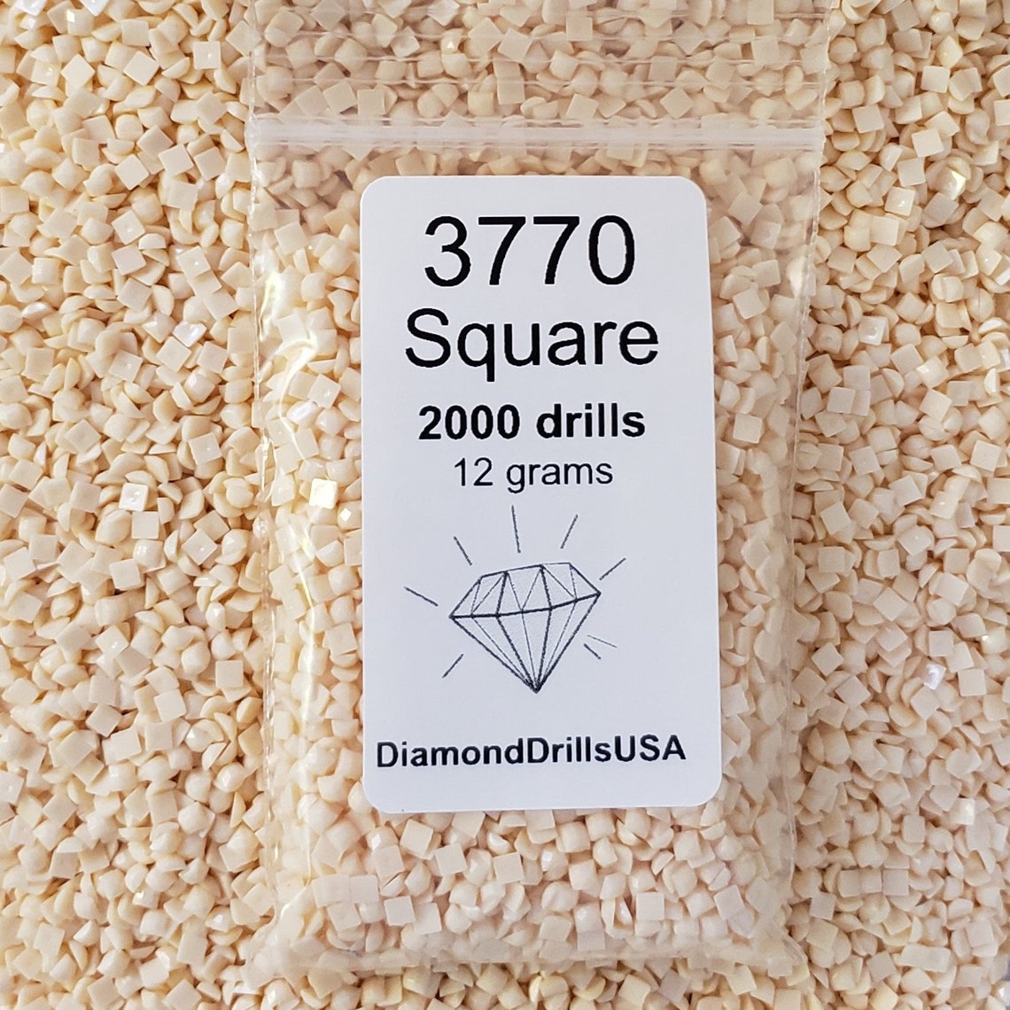 DMC 3770 SQUARE 5D Diamond Painting Drills Beads DMC 3770 Very - Etsy