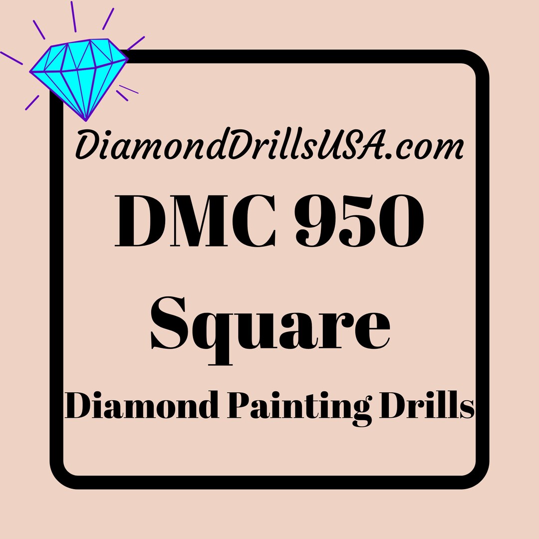 DMC 950 SQUARE 5D Diamond Painting Drills Beads DMC 950 Light Desert ...