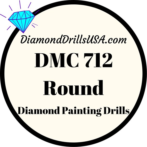 DMC 712 ROUND 5D Diamond Painting Drills Beads DMC 712 Cream - Etsy