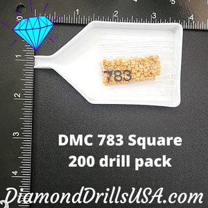 DMC 783 SQUARE 5D Diamond Painting Drills Beads DMC 783 Medium - Etsy