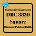 DMC 3828 SQUARE 5D Diamond Painting Drills Beads DMC 3828 Hazelnut ...