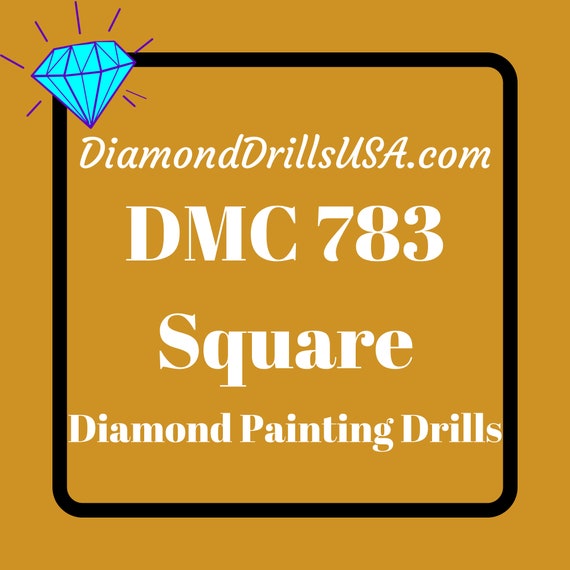 DMC 783 SQUARE 5D Diamond Painting Drills Beads DMC 783 Medium | Etsy