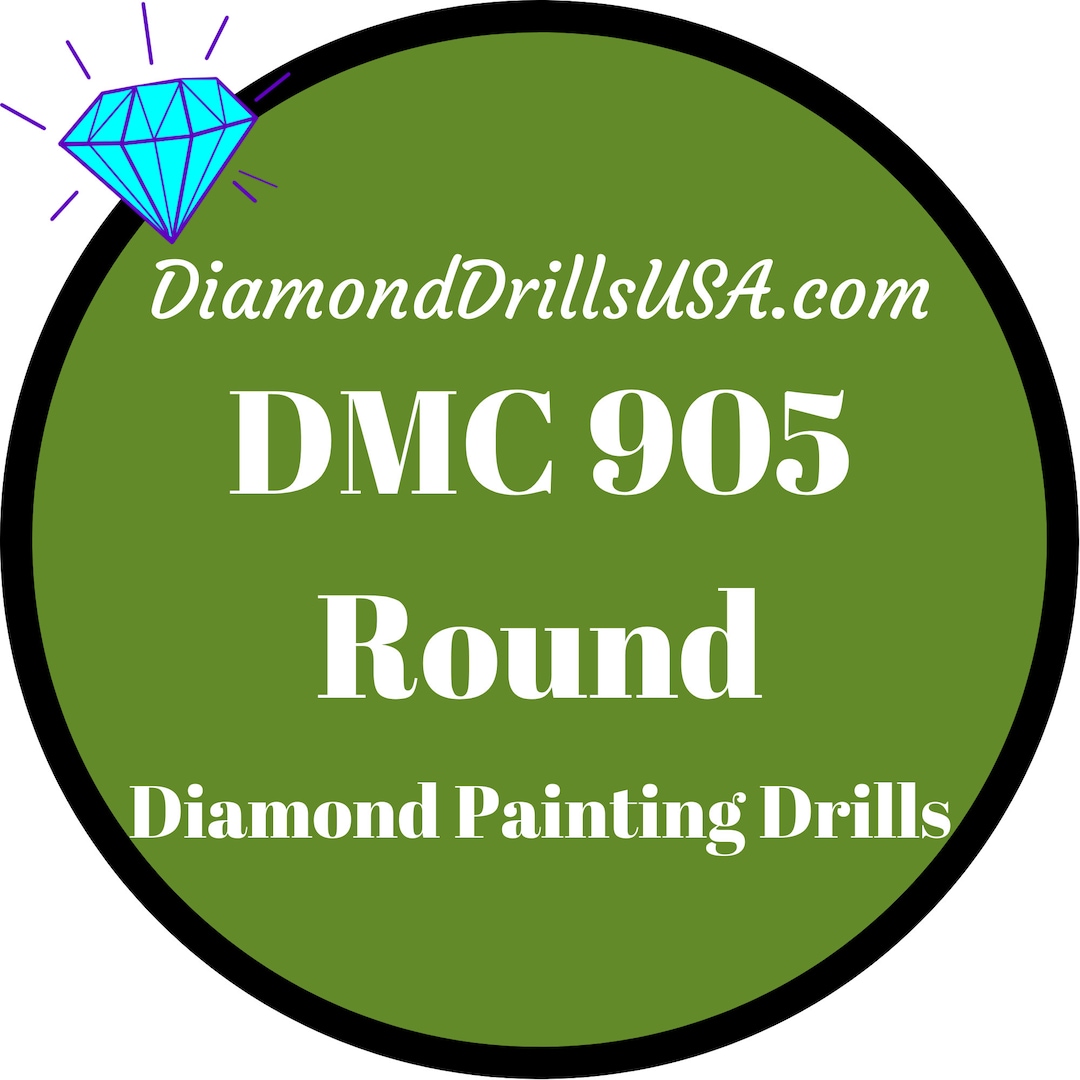 DMC 905 ROUND 5D Diamond Painting Drills Beads DMC 905 Dark - Etsy