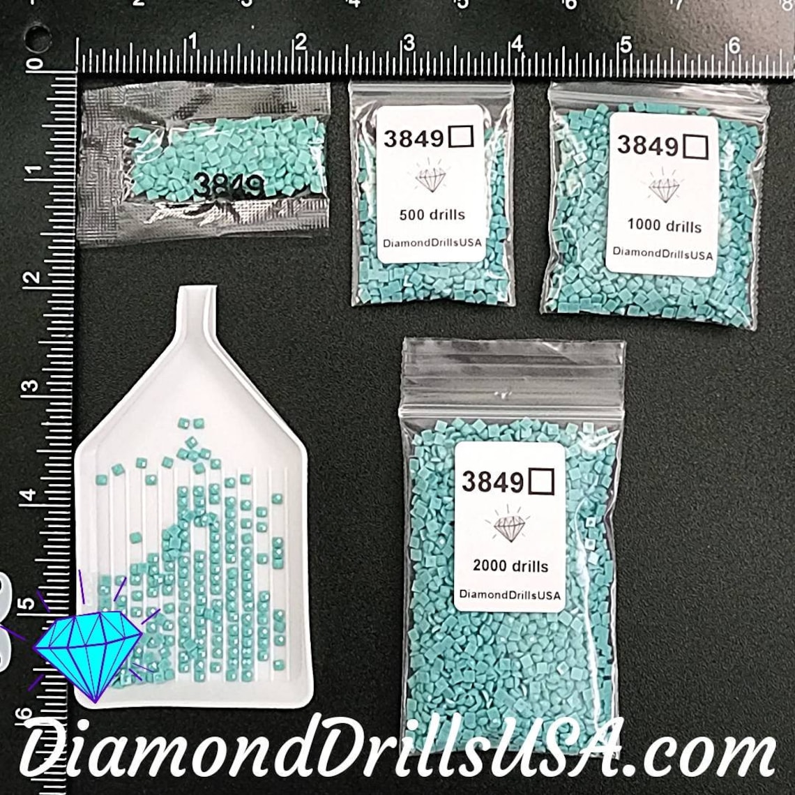 DMC 3849 SQUARE 5D Diamond Painting Drills Beads DMC 3849 - Etsy