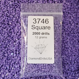 DMC 3746 SQUARE 5D Diamond Painting Drills Beads DMC 3746 Dark - Etsy